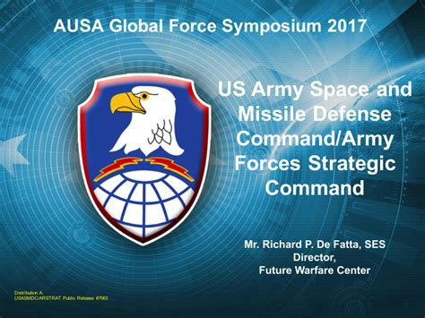 [ppt] Us Army Space And Missile Defense Command Army Forces Strategic Powerpoint Presentation