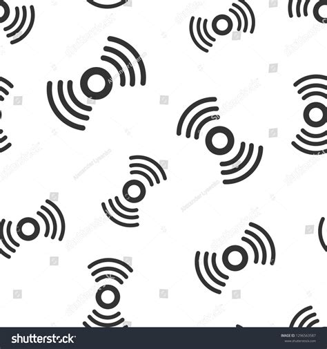 Motion Sensor Icon Seamless Pattern Background Stock Vector Royalty Free 1296563587 Shutterstock
