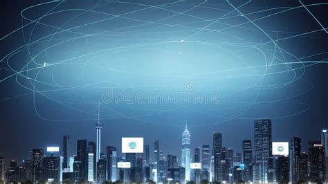 Wireless Technologies Communication That Brings People Together Stock Illustration