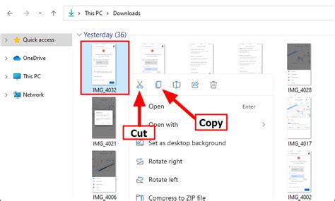 Bestanden knippen kopiëren en plakken in Windows 11