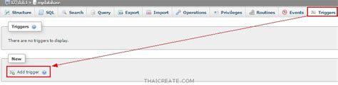 ตอนที่ 14 การสร้าง Trigger บน Mysql Database Mysql Trigger