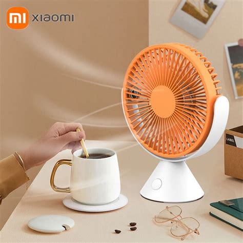 샤오미 무소음 브러시리스 미니 전기 선풍기 Usb 휴대용 에어컨 수직 냉각 팬 선물 책상 선풍기 신제품 Aliexpress
