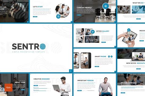 Sentro Шаблон для бизнеса Powerpoint Шаблоны презентаций Включая корпоративный и