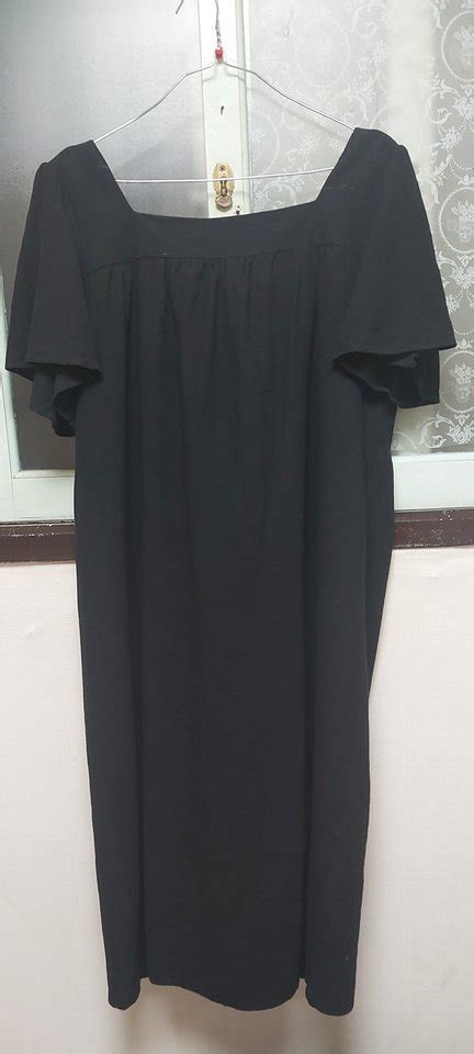 블랙 슬렉스 빅사이즈 원피스 88사이즈 총장 100 세컨웨어헬로마켓