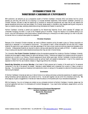 Ncu Paperwork Form Fill Out And Sign Printable PDF Template AirSlate SignNow