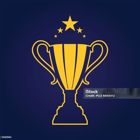 트로피 벡터 로고 Iconchampions 트로피 로고 아이콘 우승자 상 로고 템플릿 Championship에 대한 스톡 벡터