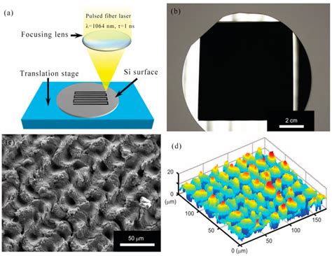 Diagram Of Anti Reflective Microstructures On Si Surfaces By Dlw A