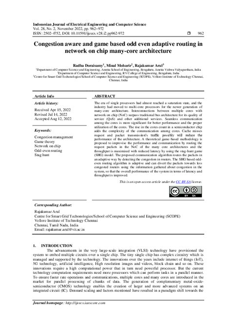 Pdf Congestion Aware And Game Based Odd Even Adaptive Routing In