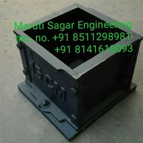 Cast Iron Concrete Cube Moulds Size 150 Mm Manufacturer And Seller In