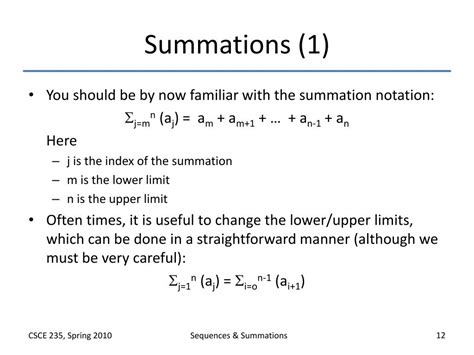 Ppt Sequences And Summations Powerpoint Presentation Free Download Id3149624