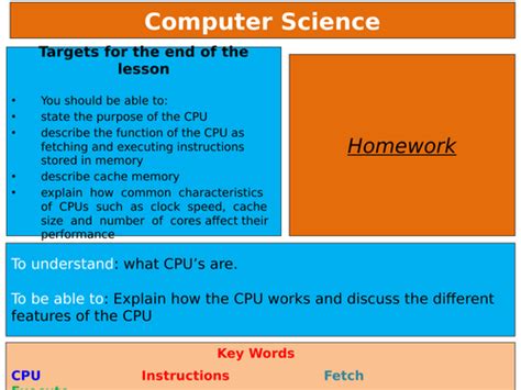 computer science revision teaching resources