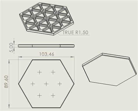 Isogrid Coaster Inverted By Hristiyan Hristov Download Free Stl