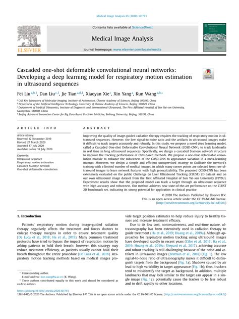 PDF Cascaded One Shot Deformable Convolutional Neural Networks Developing A Deep Learning
