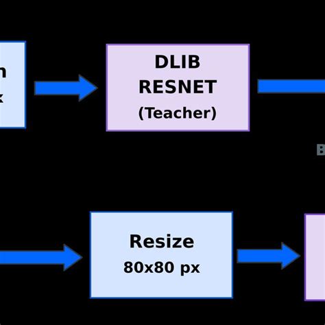 Proposed System With Dlib Resnet As Teacher And Distilled Network As Download Scientific