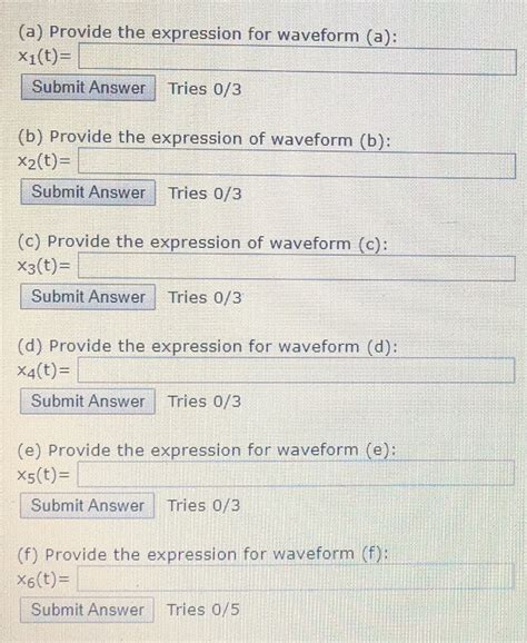 Solved Q1 Represent The Following Waveforms By Using The