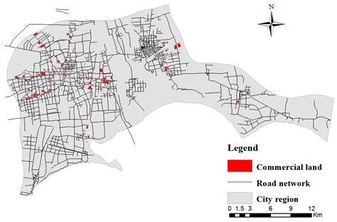ijgi free full text building an urban spatial structure from urban land use data an example