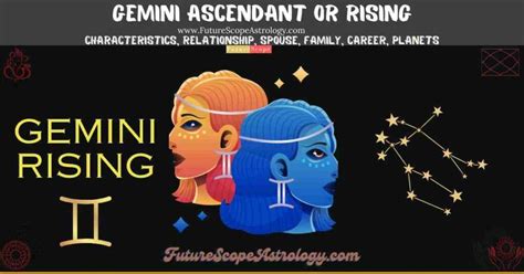 Gemini Rising Or Ascendant Characteristics Relationship Spouse Or