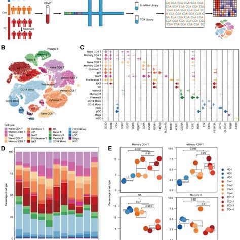 Differences In Cell Compositions By Single Cell Transcriptomes Of