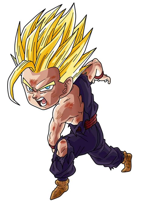 Gohan Ssj2 Chibi Facudibuja By Facudibuja On Deviantart
