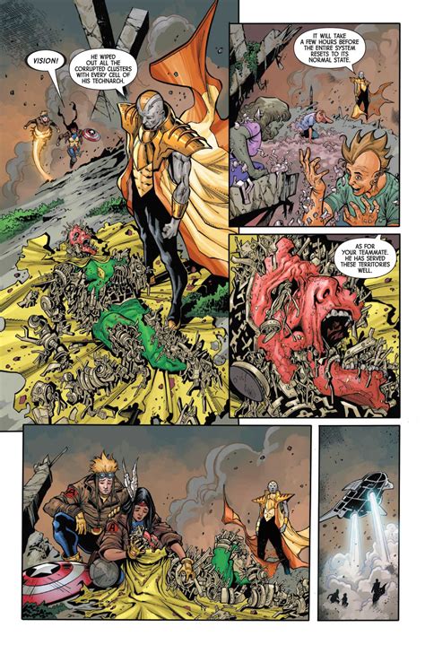 Vision Dies Once Again In Marvel Comics Before The Mcus Vision Quest