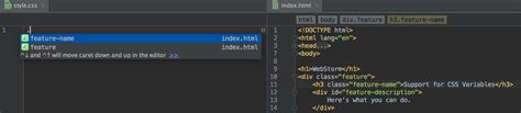 webstorm 12 eap 144 4199 css custom properties and fixes the webstorm blog