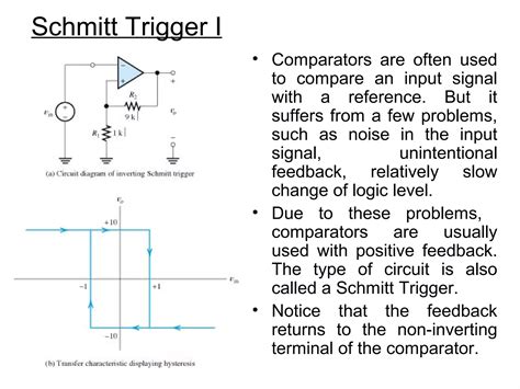 Schmitt Trigger Circuit Ppt Computer Peripherals Computing Schmitt Trigger Circuit Ppt Computer Peripherals Computing
