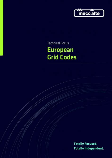 Pdf Technical Focus European Grid Codes Mecc Alte · A Grid Code