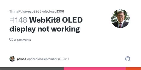 Webkit8 Oled Display Not Working · Issue 148 · Thingpulseesp8266 Oled
