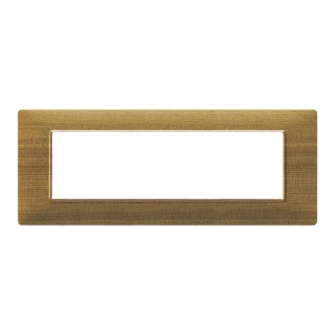 Placca Vimar Plana 7 Moduli Abete Leroy Merlin