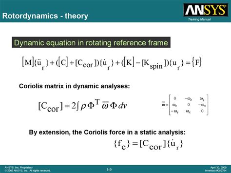 Rotordynamics Online Presentation