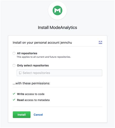 Github Sync Integrations Mode Support