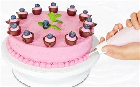 Как сделать крутящийся столик для торта