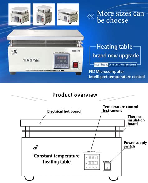 Itech Preheating Board Pcb Heating Plate Pic Intelligent Heating Platform For Pcb Board Heating