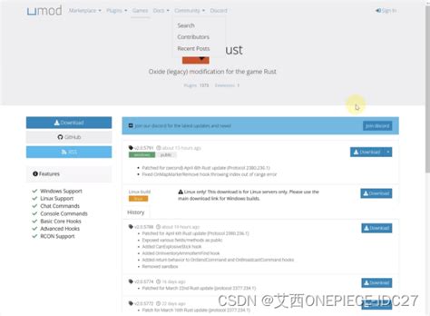rust腐蚀服务器插件安装教程 rust插件 csdn博客