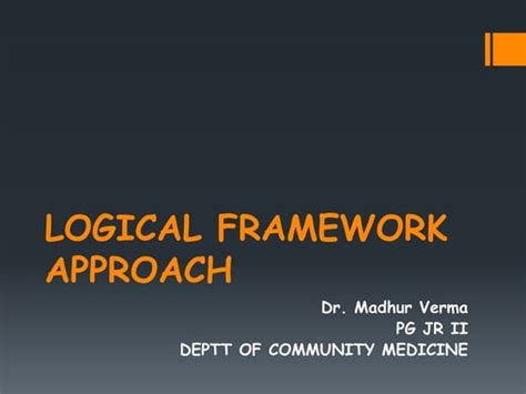 Logical Framework Approach Pdf