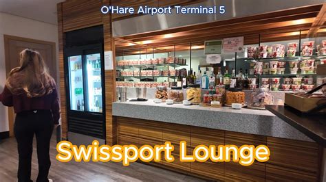 Swissport Lounge At Chicago Ohare Airport Ord Terminal 5 Youtube