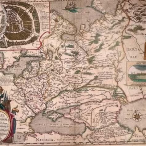 Map Of Muscovy By G Bessel Dutch Geographer And Cartographer Download Scientific Diagram