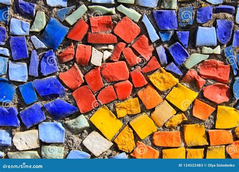 Mosaic Background Colorful Ceramic Tile Pattern Stock Image Image Of Ceramic Color 124522483