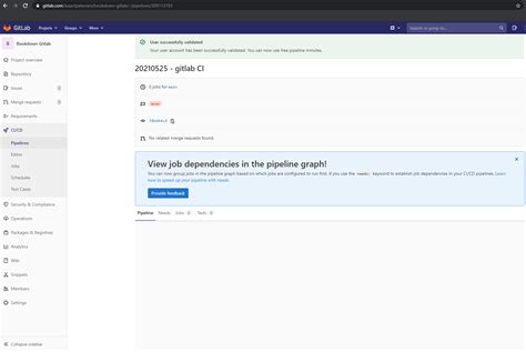 User Validation Required Even After Successfully Entering Credit Card Gitlab Ci Cd Gitlab Forum