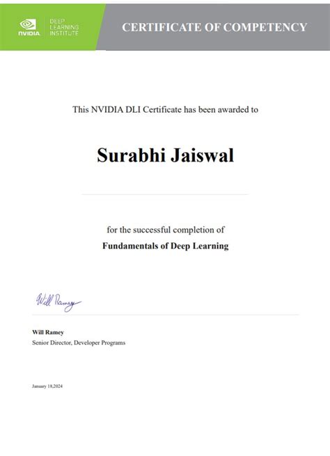 Surabhi Jaiswal On Linkedin Deeplearning Nvidia