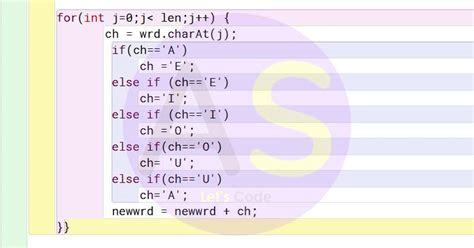 A Class Encrypt Has Been Defined To Replace Only The Vowels In A Word