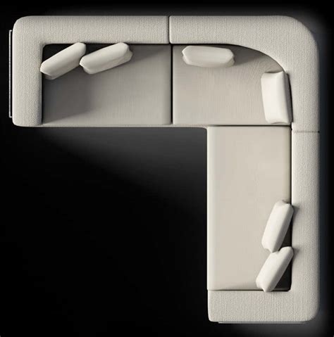L Shaped Sofa Top View At Ray Merry Blog