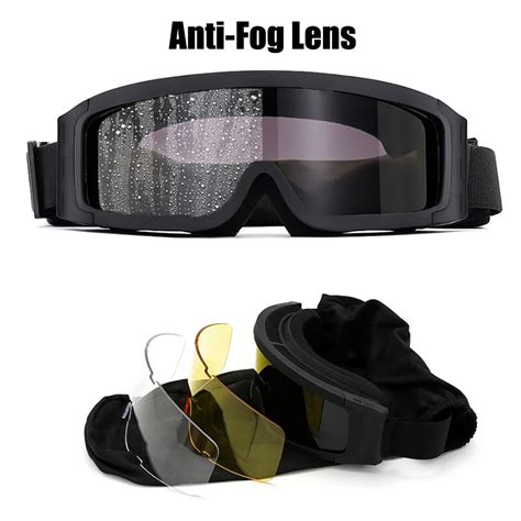 Anti Fog And Fit Over Glasses Motorcycle Goggles