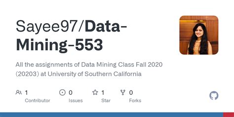 Github Sayee97data Mining 553 All The Assignments Of Data Mining