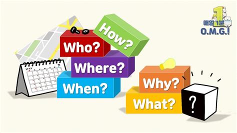 Omg 그래머 툰 누가 언제 어디서 무엇을 어떻게 왜 이 여섯 가지의 이름은 의문사 Youtube