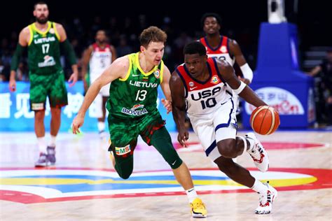 Lithuania Hands Usa First Fiba World Cup Loss But Americans Punch