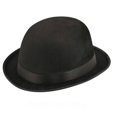 Black Felt Bowler Hat Cazaar