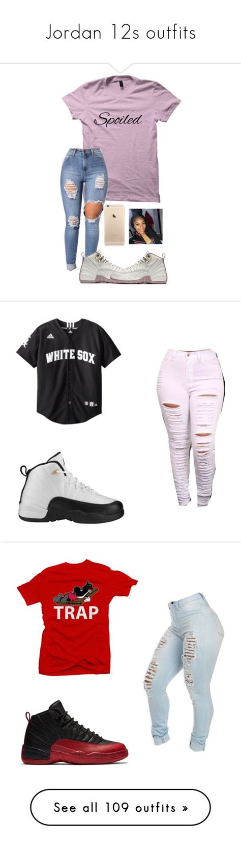 Jordan 12s Outfits By Nasza Liked On Polyvore Featuring RetrÃ²