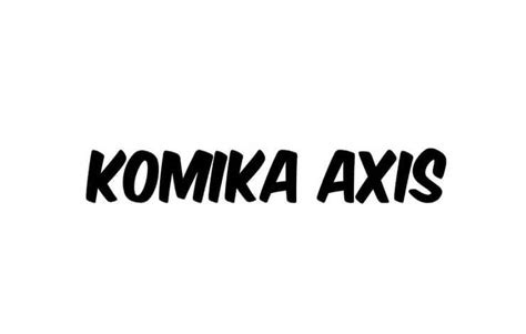 Komika Axis Font Free Download Font Sonic