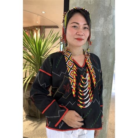 Tiboli Costume Malong Weave Handwoven And Blouse Shopee Philippines